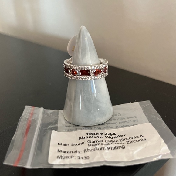Bomb Party | Jewelry | Absolute Wonder Garnet Size 7 Ring | Poshmark